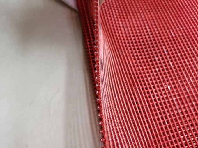 Tensioned Hook Polyurethane Screen red wire screen mesh with hooks no blind