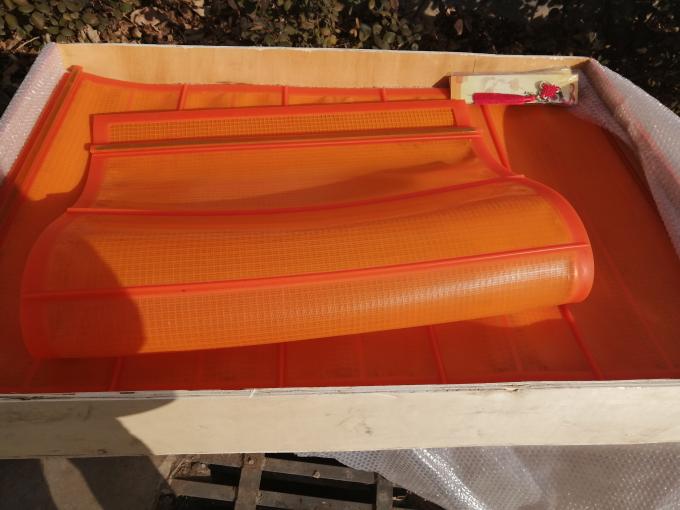 75 Micron Opening Urethane Screen Panels Mesh Polyurethane Material