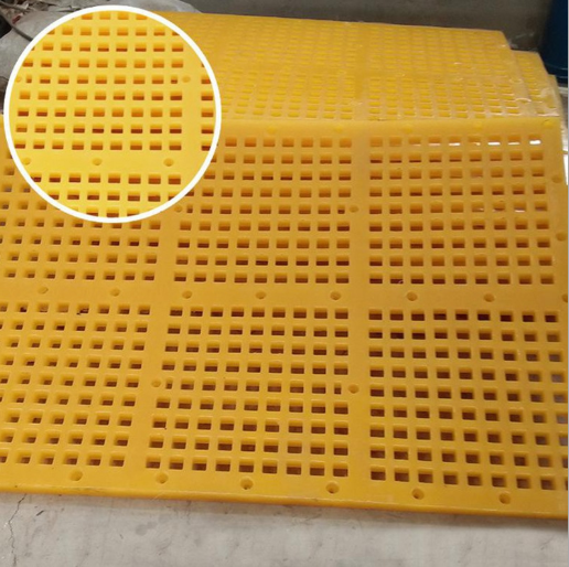 Round Polyurethane screen panel mat self cleaning vibrating screen mesh ...