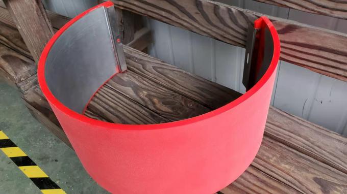 Maxdura Rubber Anvil Cover On Slotter Rotary Die Cutter