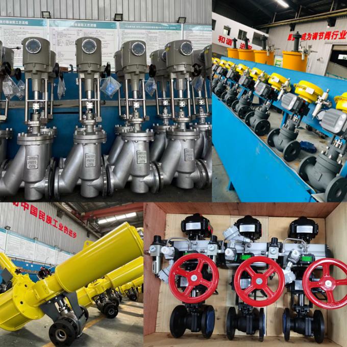 Ht9000 Regulating Control Valve Electric High Temperature For Gas Pipeline