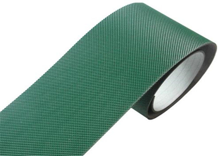 Indoor Transport Pvc Pu Conveyor Belt Green With Steel Clipper Joint