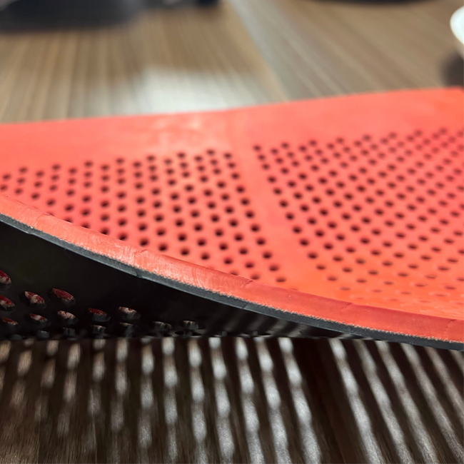 8mm Anti-Clog Rubber Screen Mat with Rectangular Holes for Dry Wet ...